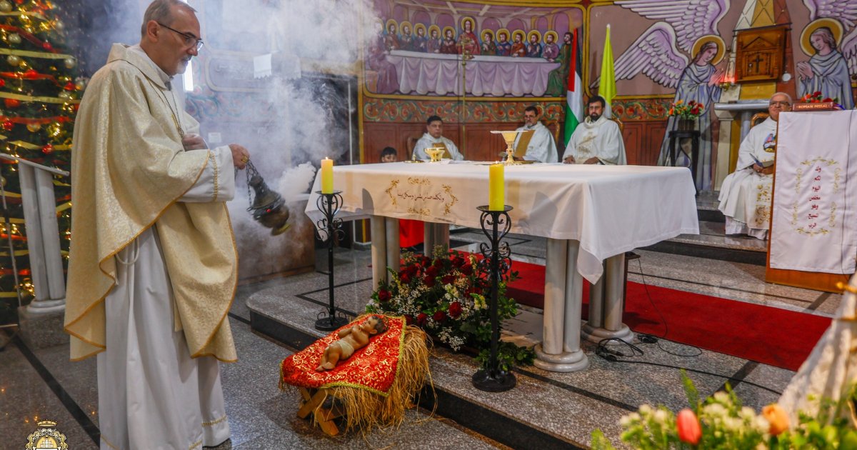 Đức Hồng y Pizzaballa cử hành thánh lễ Giáng sinh tại Gaza | RVA